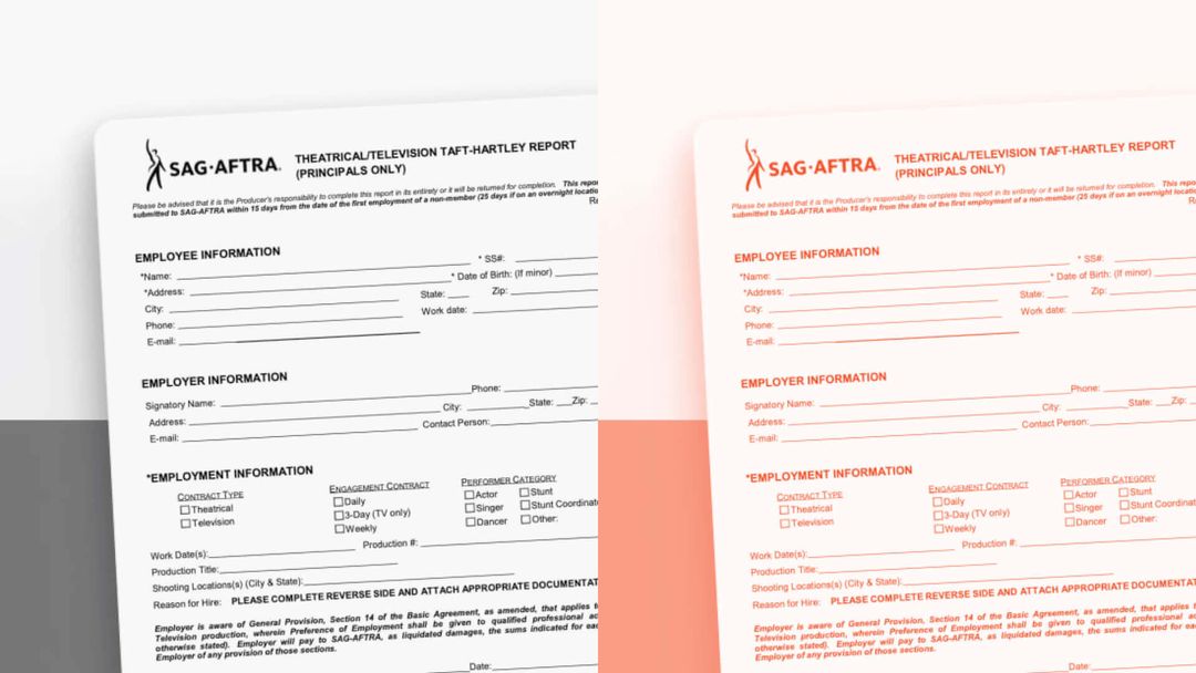The Complete Guide to the SAG-AFTRA Taft Hartley Form | Wrapbook